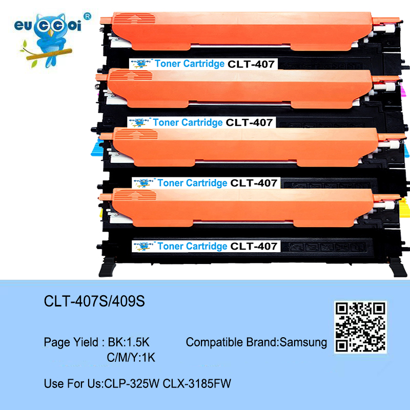 EUCCOI CLT-407S/409S Toner Cartridge,Samsung